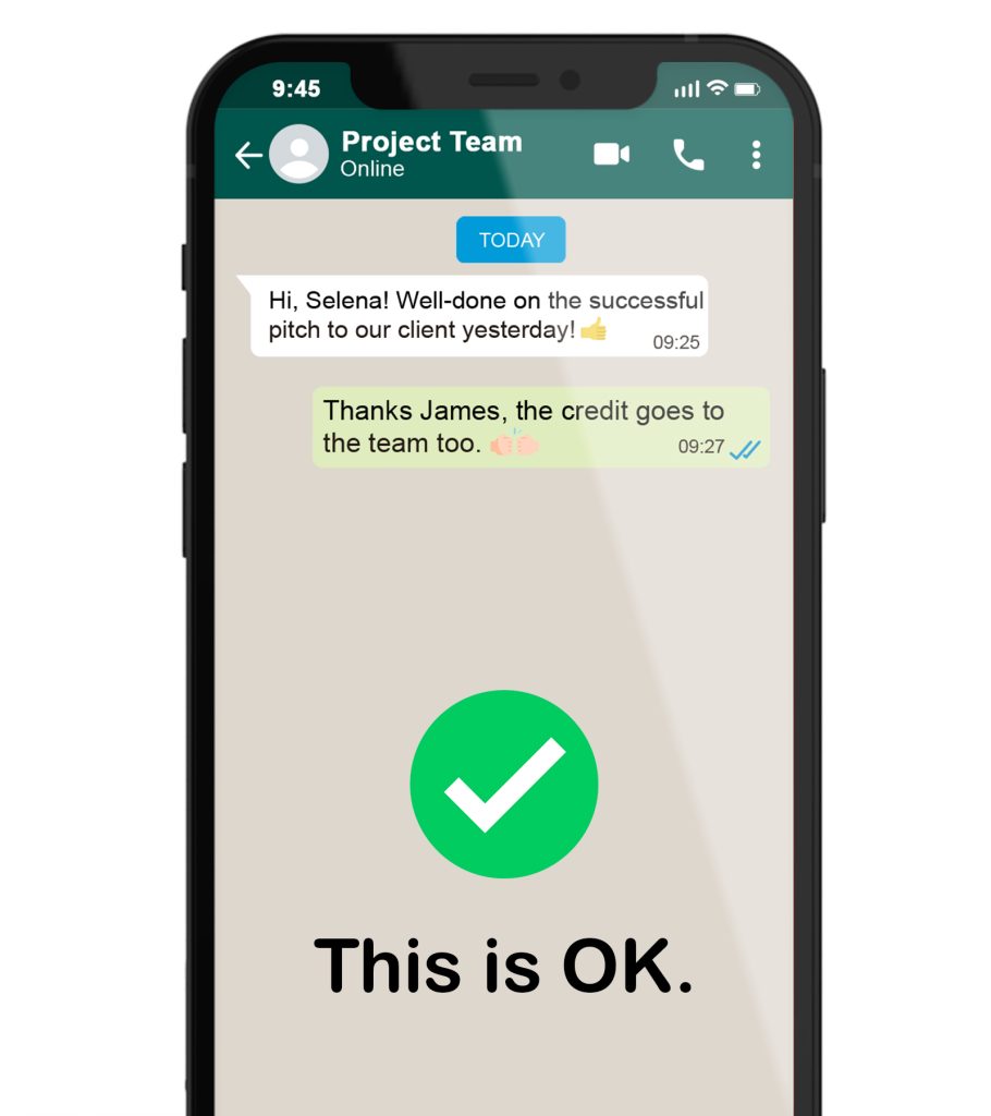 Keep Work Chat Texting Respectful and Professional | CareersCompass by ...