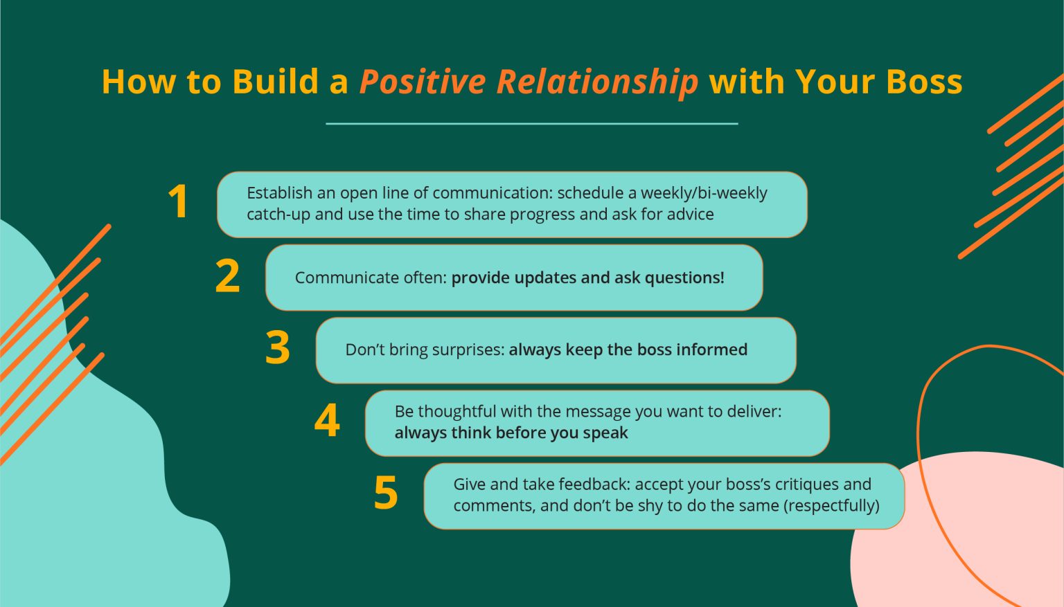 4 Ways to Build a Good Relationship with Your Boss | CareersCompass by ...